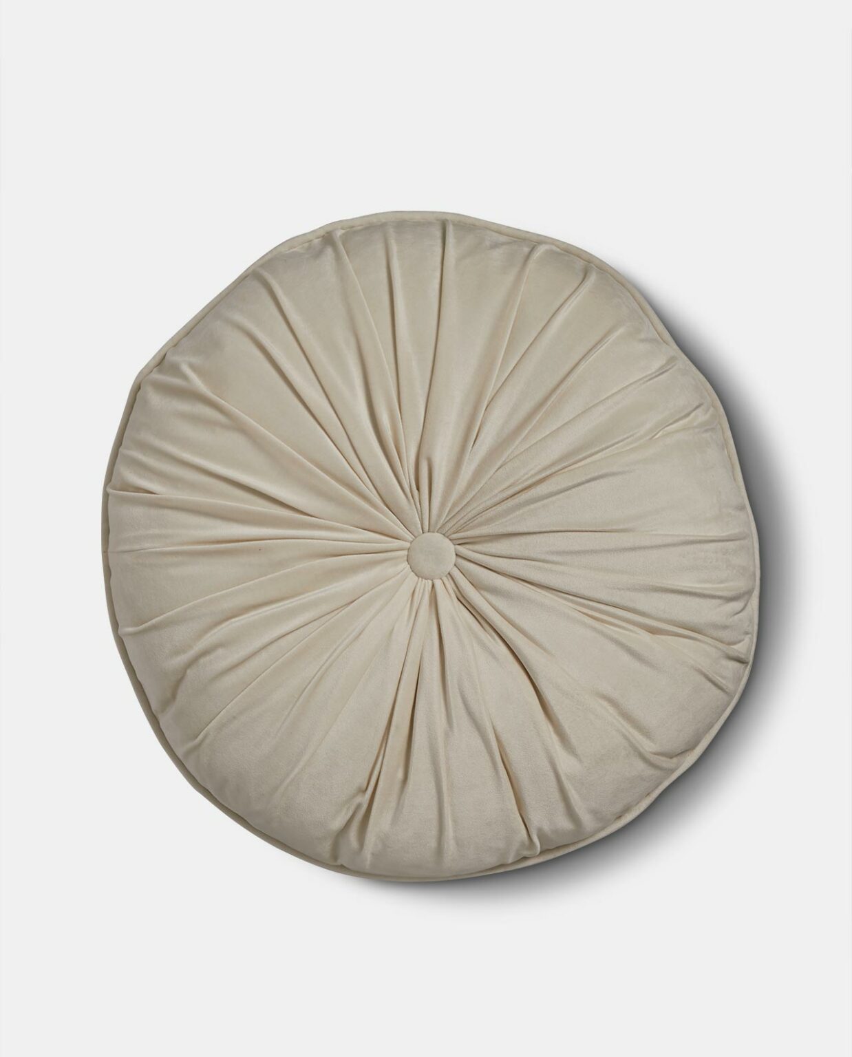 Velvet Round Button Cushion - Alle Interiors