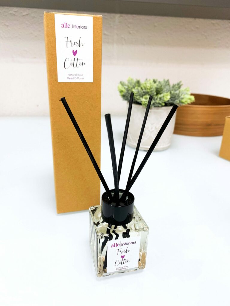Reed Diffusers Small - Fresh Cotton - Alle Interiors